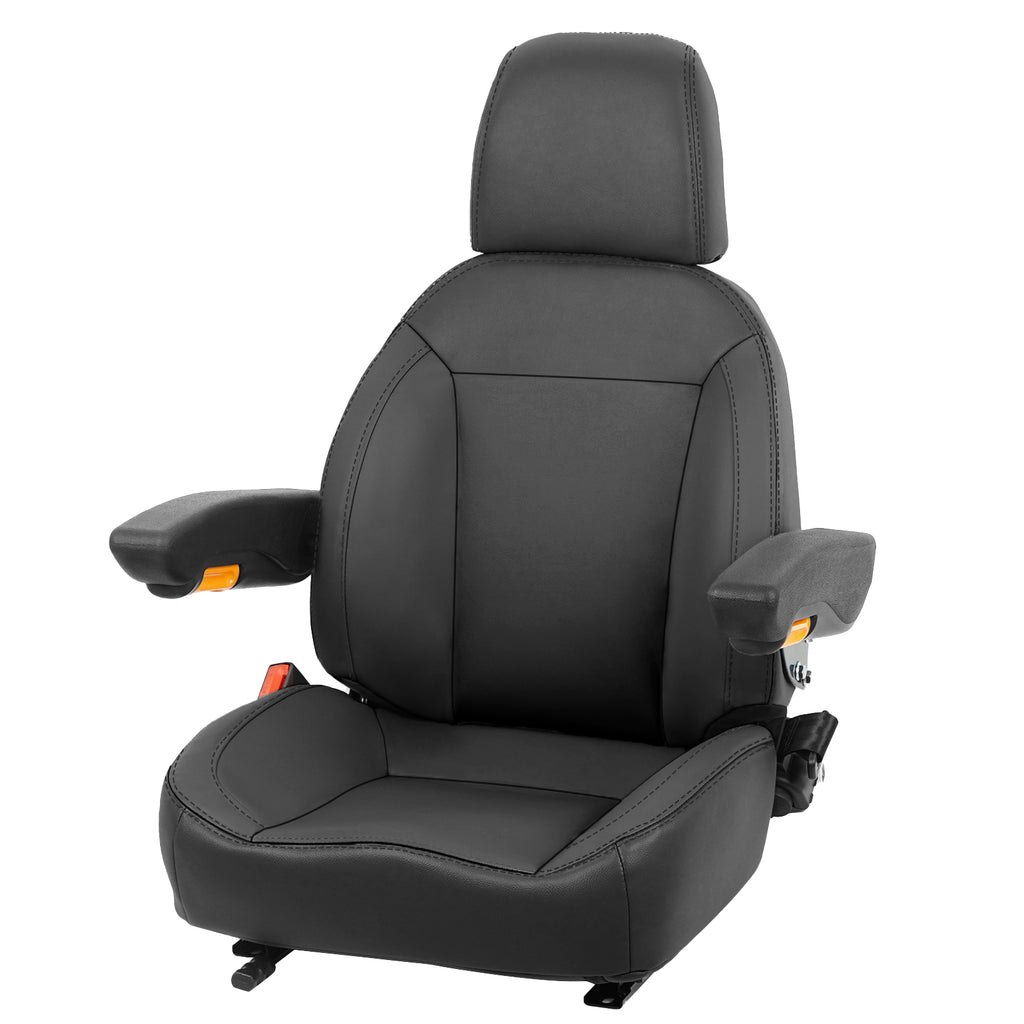TICSEA Universal Forklift Seat, Tractor Seat with Retractable Seatbelt ...